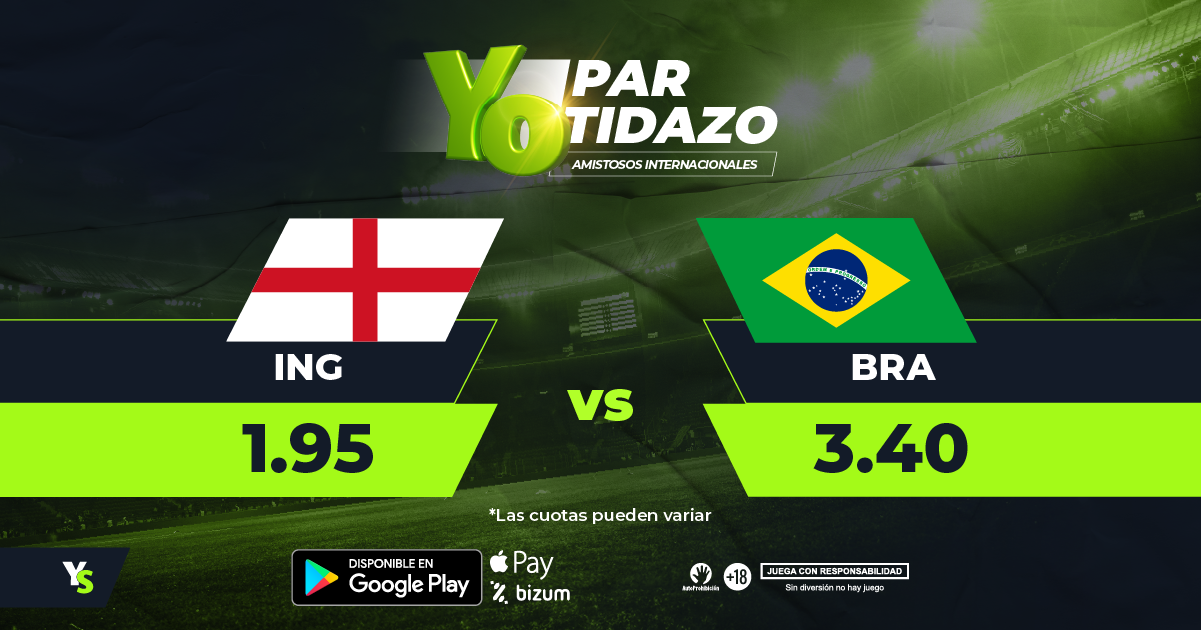 Prevemos goles en el Inglaterra vs Brasil de Wembley - Blog YoSports